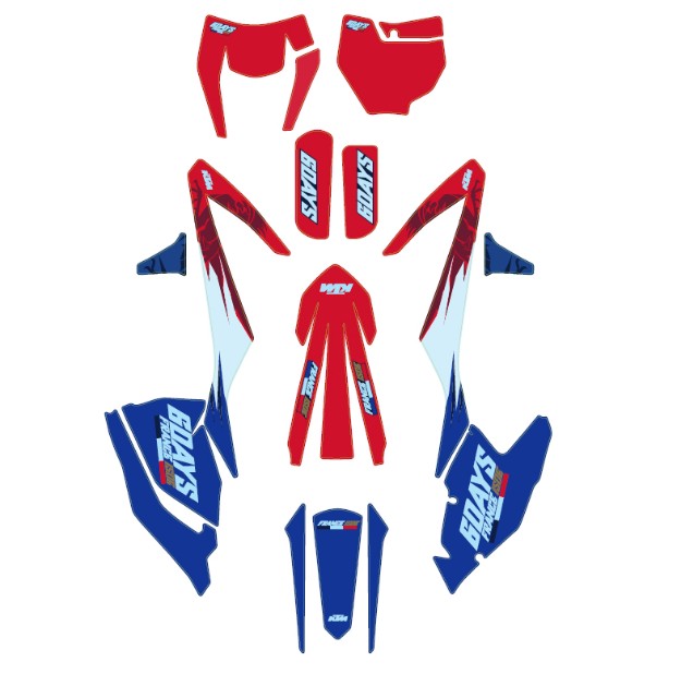 Six Days graphics kit | AMS Motorcycles